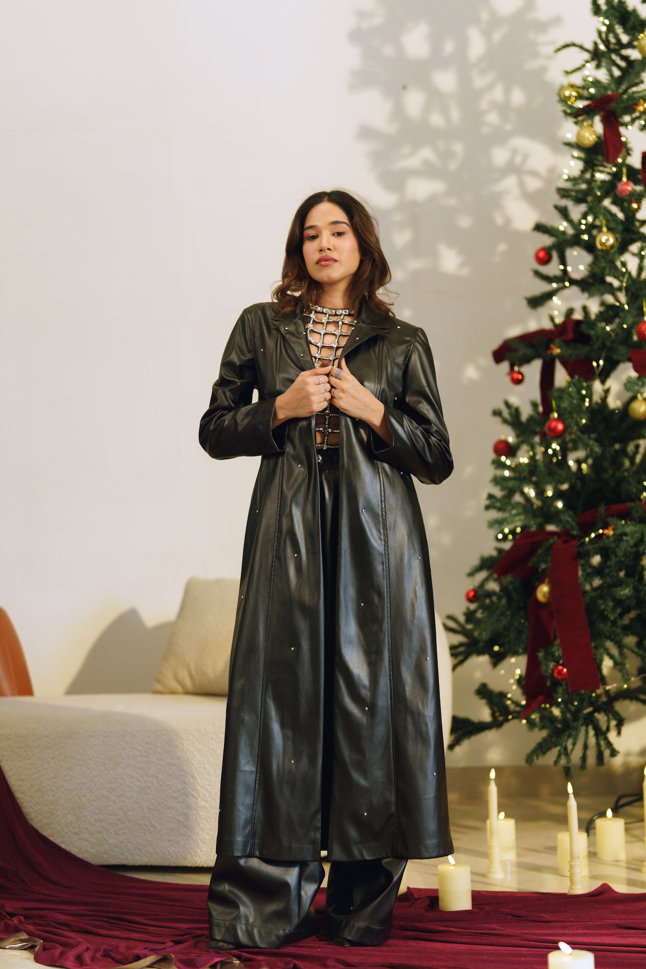Midnight sleigh trench – LabelSugar
